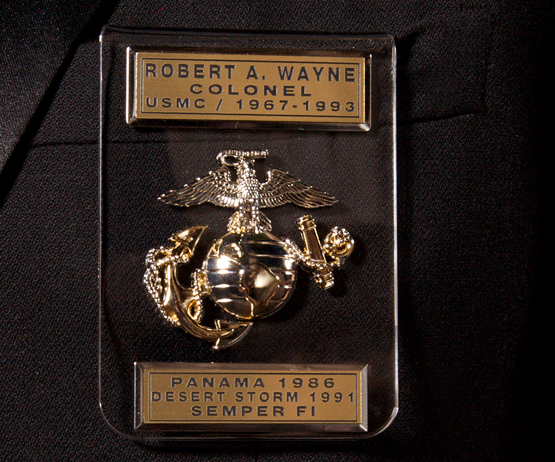 Personalized Marine Pocket Crests